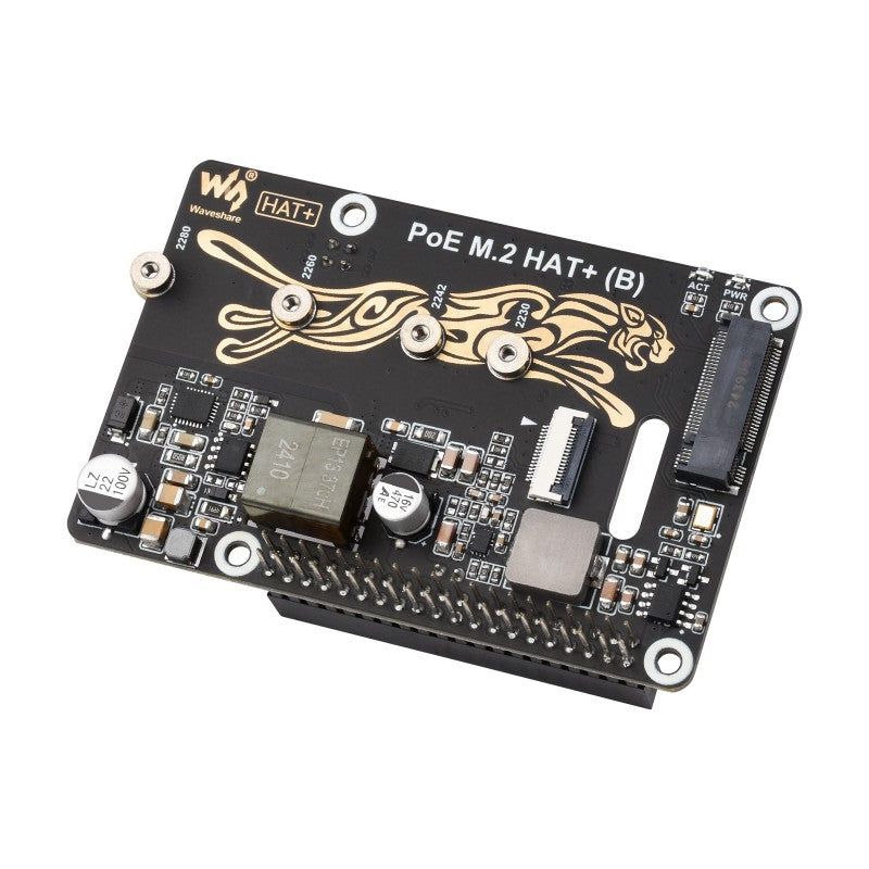 PCIe To M.2 Adapter With PoE Function (B) For Raspberry Pi 5, Supports – ThinkRobotics.com