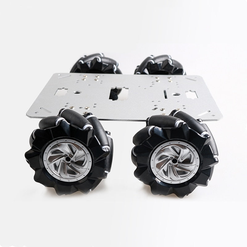 Buy ThinkRobotics 4WD Metal Robot Chassis Kit W/ Mecanum Wheels Online – ThinkRobotics.com