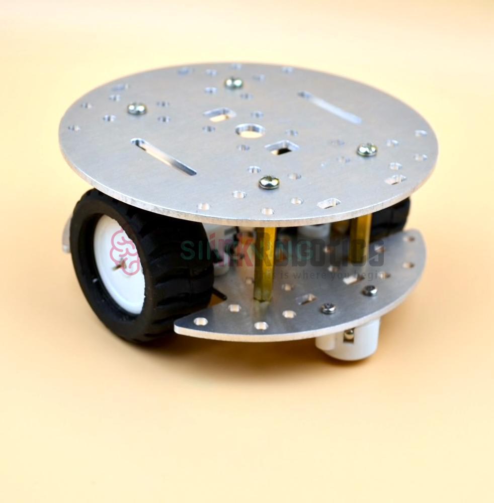 Buy ThinkRobotics Mini 2-Wheel Drive (2WD) Robot Chassis With N20 Motor Online – ThinkRobotics.com