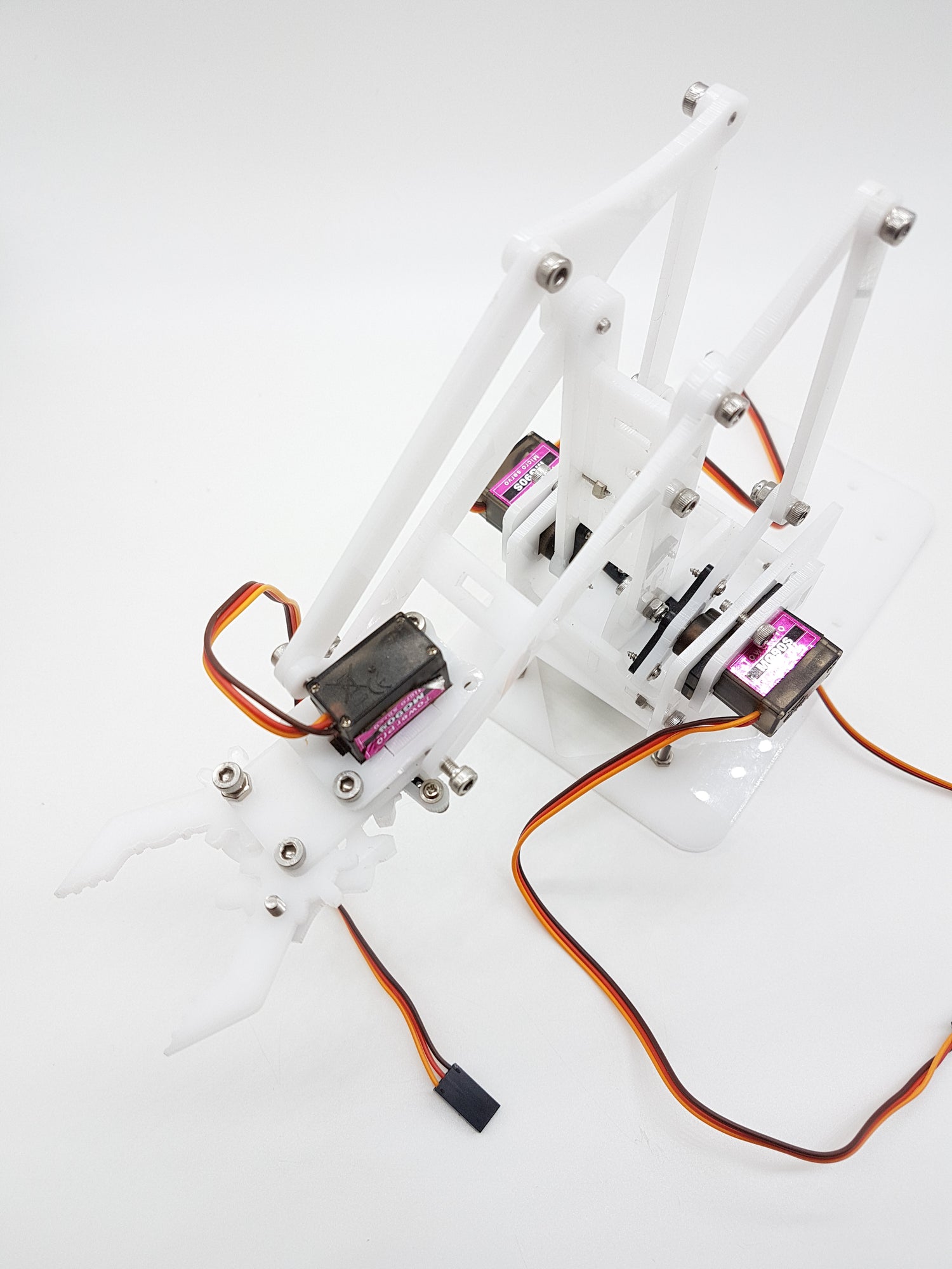 10 Simple Steps to Make Four Degrees of Freedom Robotic Arm ...