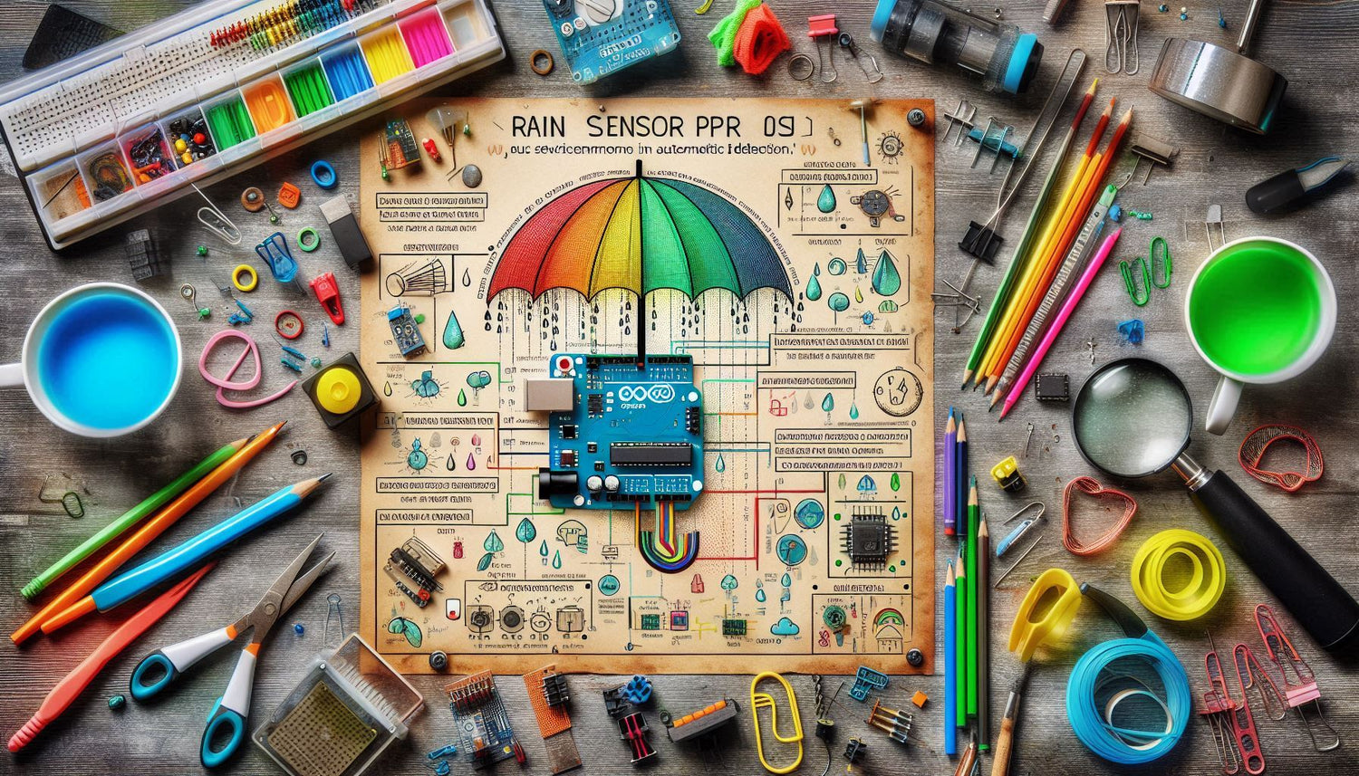 Rain Sensor Arduino Guide: Automatic Detection and Weather Projects – ThinkRobotics.com