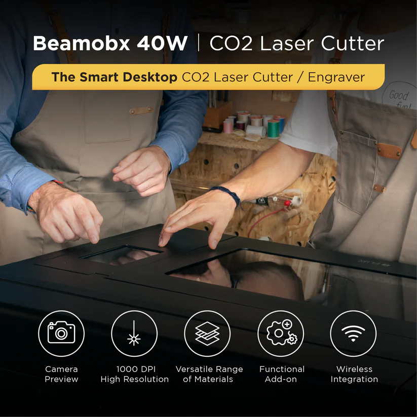 Beambox - 40W Desktop CO2 Laser Cutter – ThinkRobotics.com