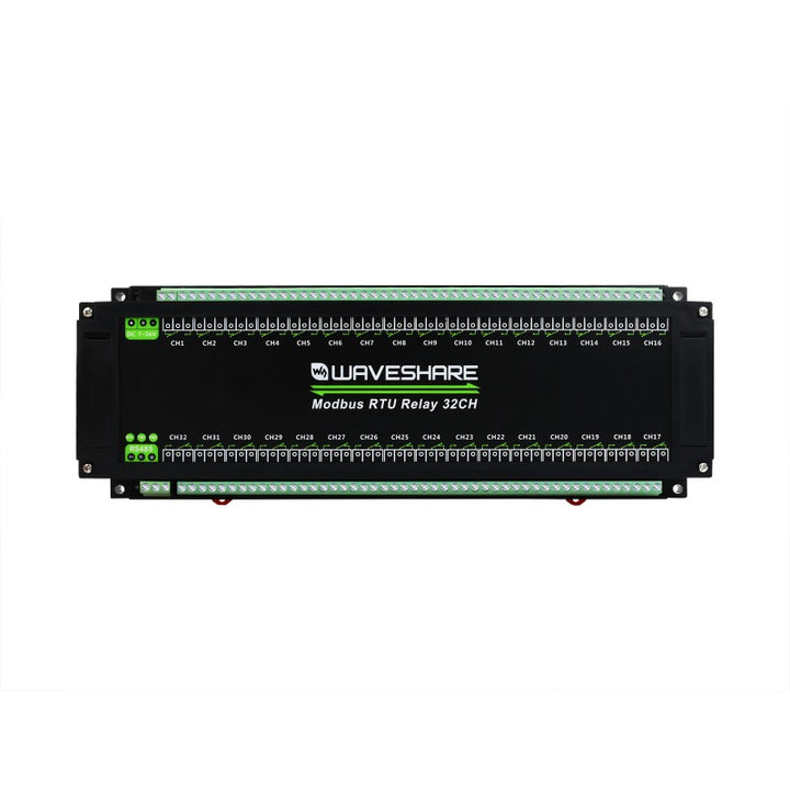 Modbus RTU 32-Ch Relay Module, RS485 Interface – ThinkRobotics.com