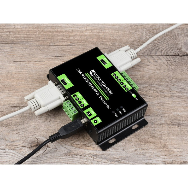 Industrial Isolated Multi-Bus Converter, USB / RS232 / RS485 / TTL Com – ThinkRobotics.com