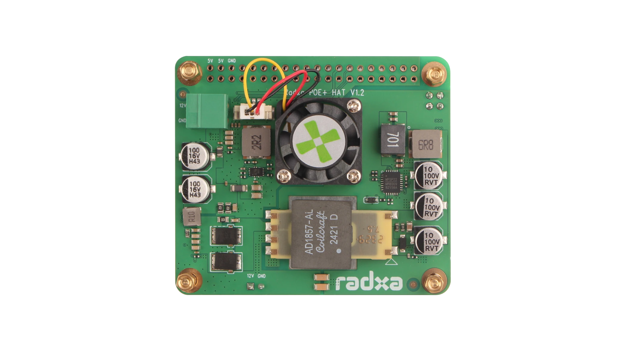 Radxa 25W PoE+ HAT for Radxa X4 – ThinkRobotics.com