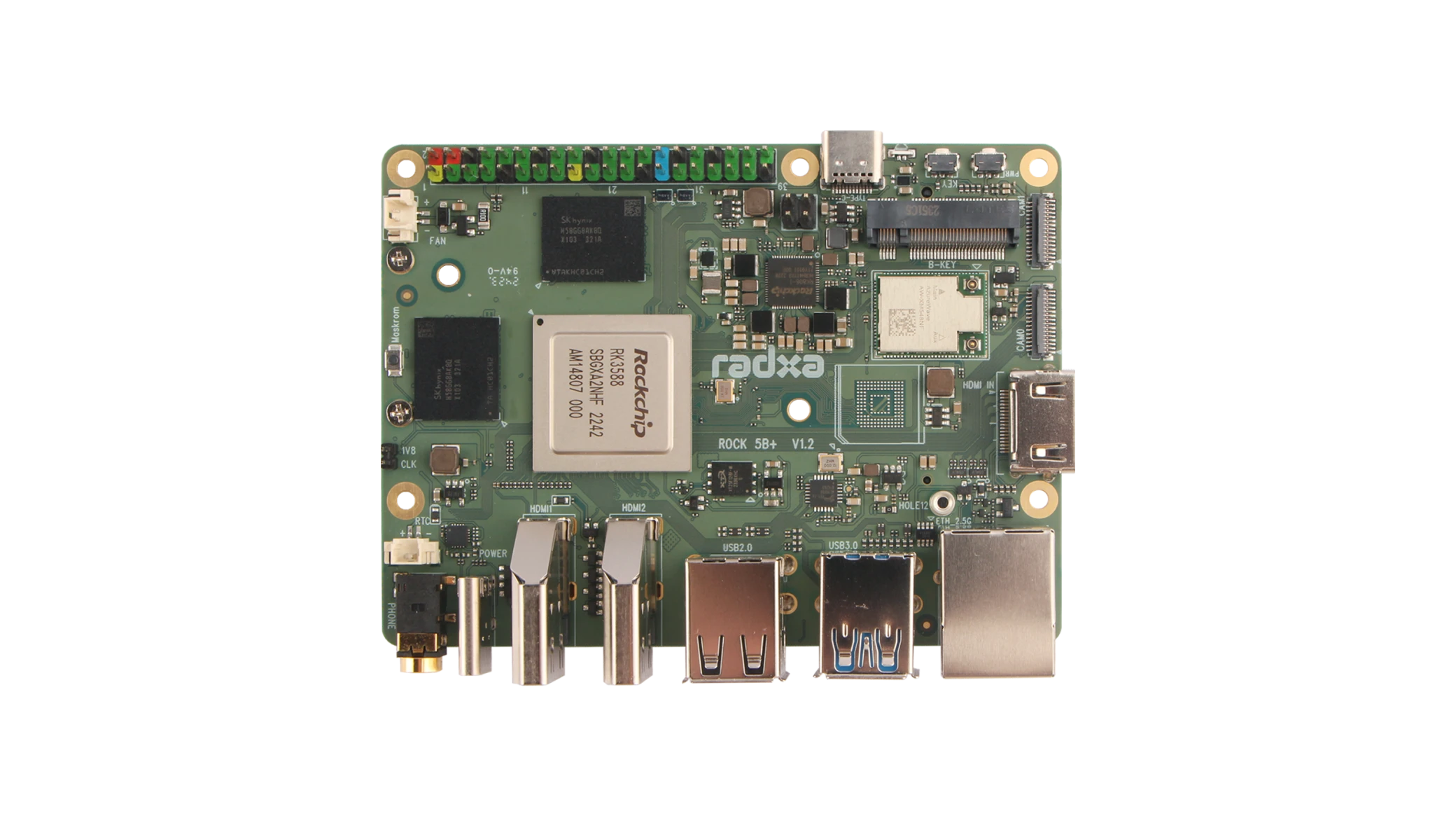 Radxa ROCK 5B+ – ThinkRobotics.com