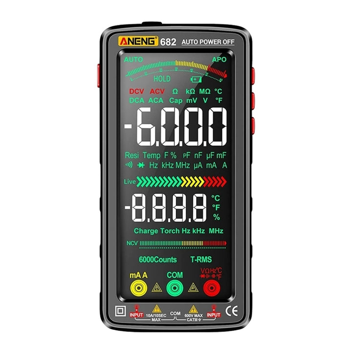 ANENG 682 Smart Multimeter 5 Inch HD Reverse Display - ThinkRobotics ...