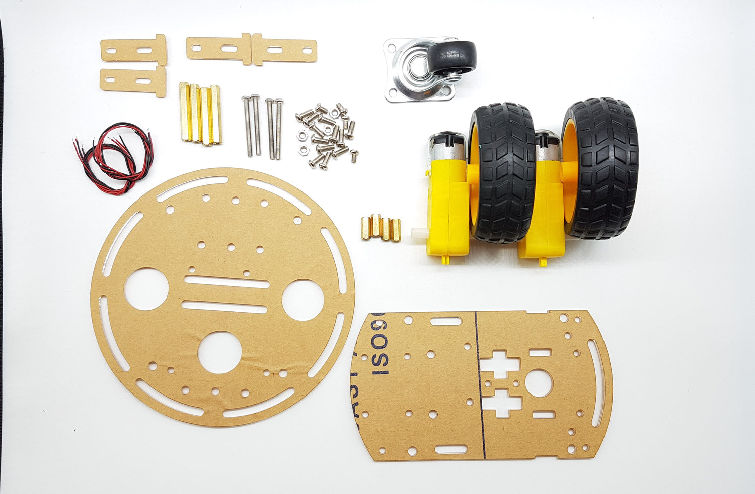 2-Wheel Drive Smart Car DIY Robot Chassis Kit - ThinkRobotics ...