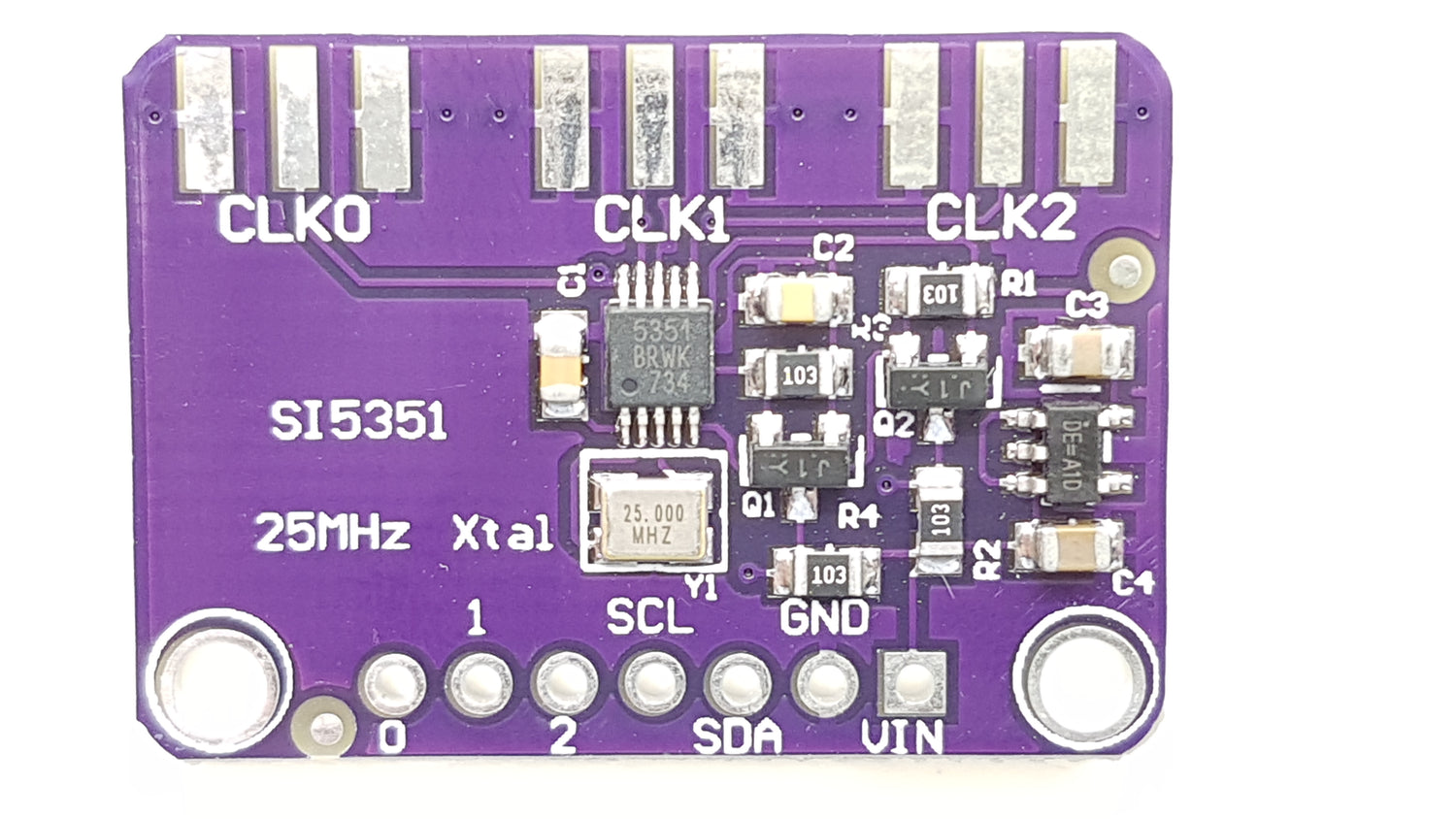 Si5351A I2C 25MHz Clock Generator Breakout by ThinkRobotics ...