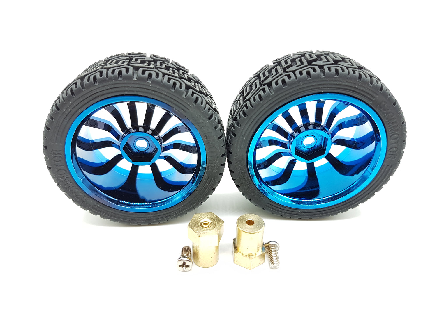 65mm Wheel Set with Couplers | ThinkRobotics.in – ThinkRobotics.com