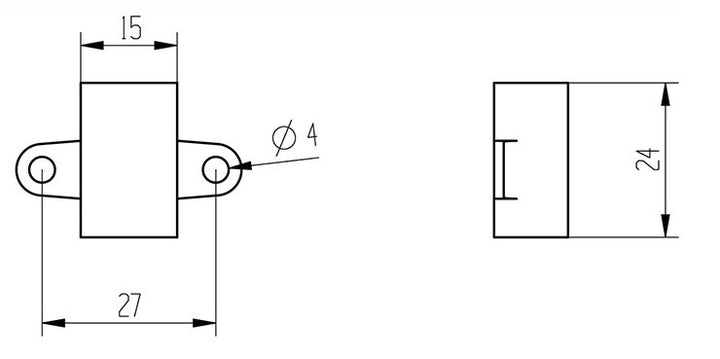 N20 12mm Motor Mounting Bracket - ThinkRobotics – ThinkRobotics.com