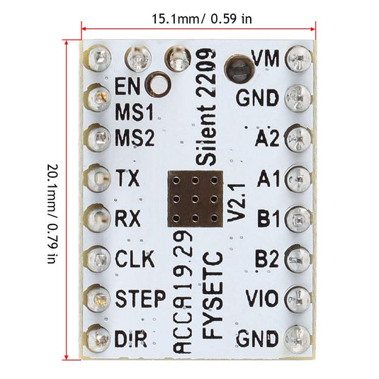 Tmc2209 V1 2 Stepper Motor Driver Thinkrobotics