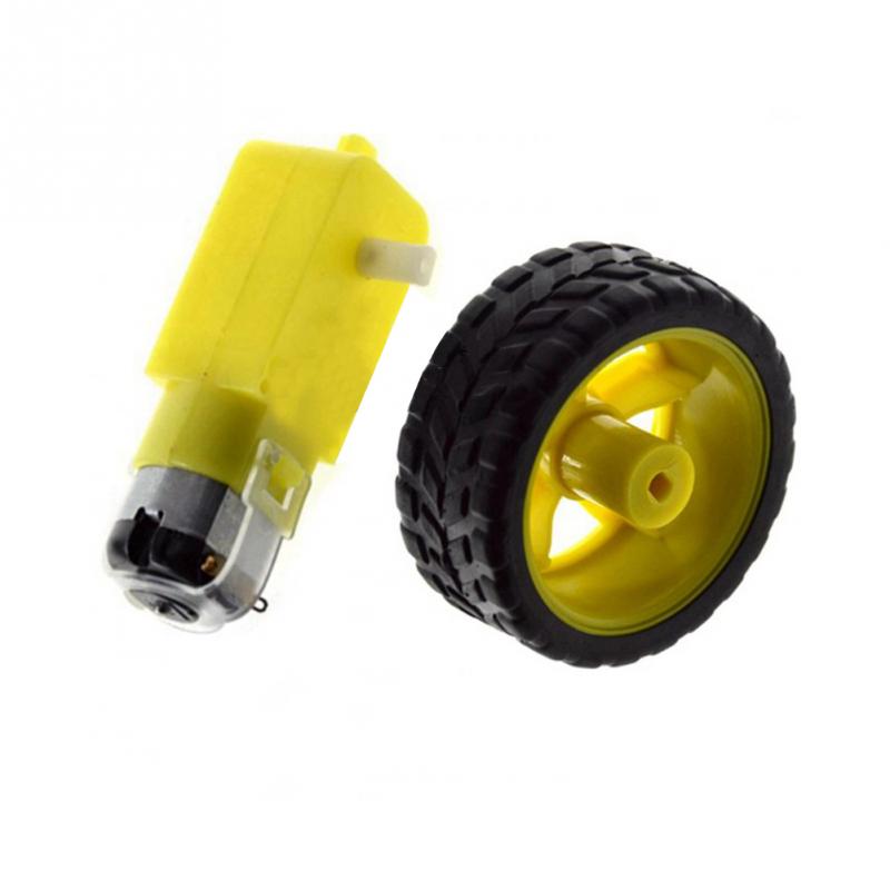 Mini Smart Car Gear Motor Wheel Set by ThinkRobotics – ThinkRobotics.com