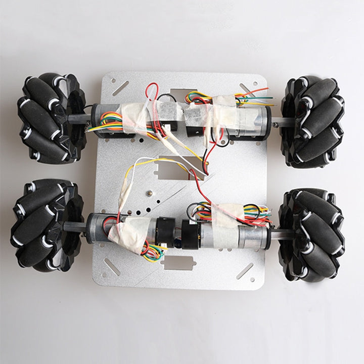 Buy ThinkRobotics 4WD Metal Robot Chassis Kit W/ Mecanum Wheels Online ...