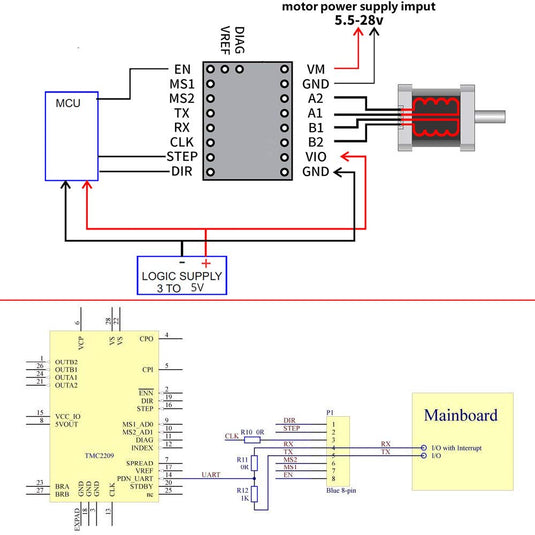 Tmc2209 V1 2 Stepper Motor Driver Thinkrobotics