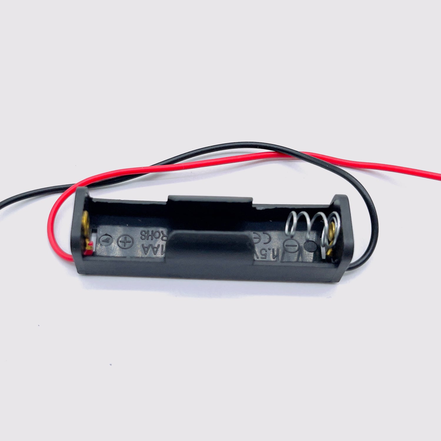 AA Battery Holder with optional 5.5mm Plug and Switch | ThinkRobotics ...