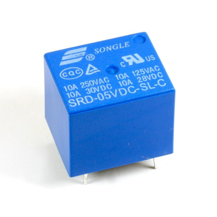 Songle DC Relay 30VDC or 250VAC / 10A - ThinkRobotics – ThinkRobotics.com