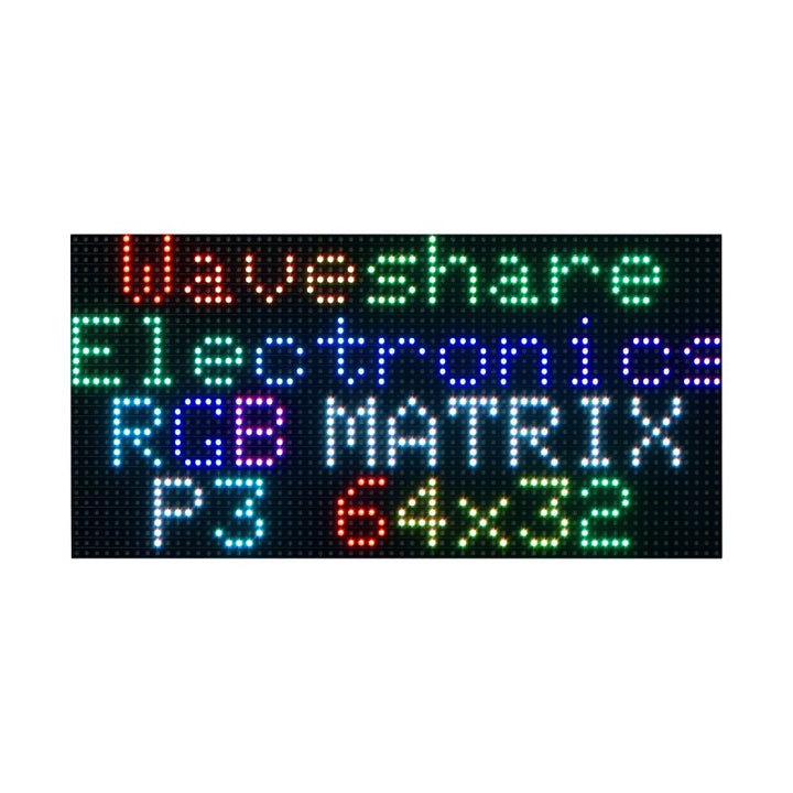 64x32 RGB LED Matrix Panel 3mm Pitch HUB75 Compatible – ThinkRobotics.com